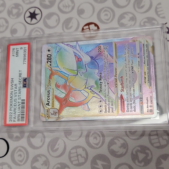 Pokemon | Toys | Rainbow Rare Arceus Vstar Pokemon 222 | Poshmark